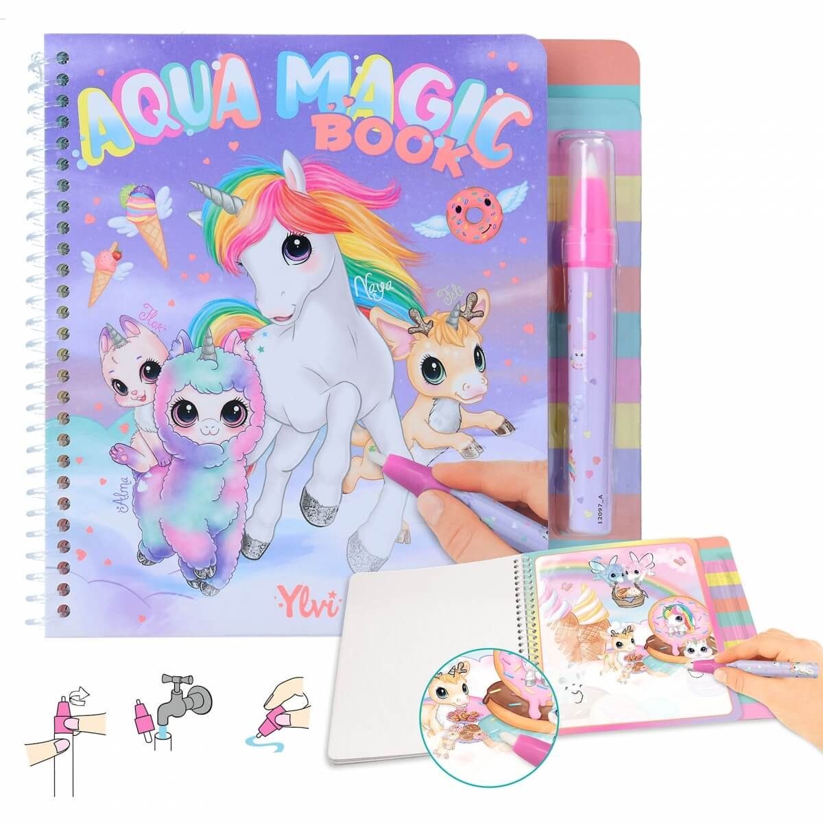 Depesche Malvorlage Ylvi Aqua Magic Book