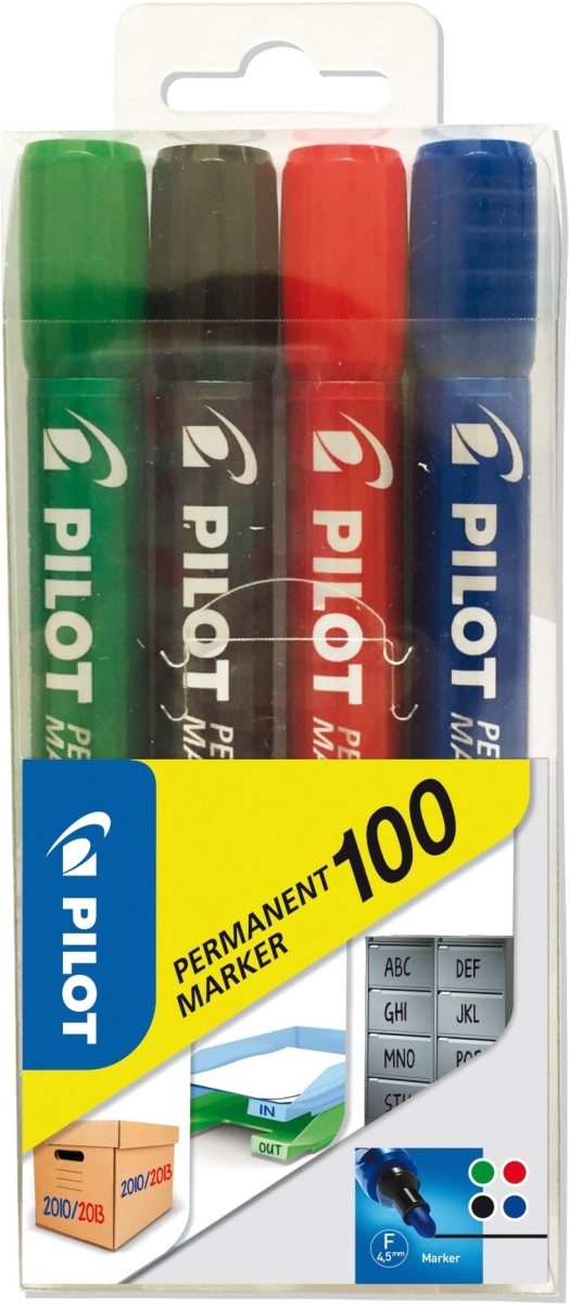 Pilot Pen Permanentmarker, Art der Schreibflüssigkeit: wasserfest und ...