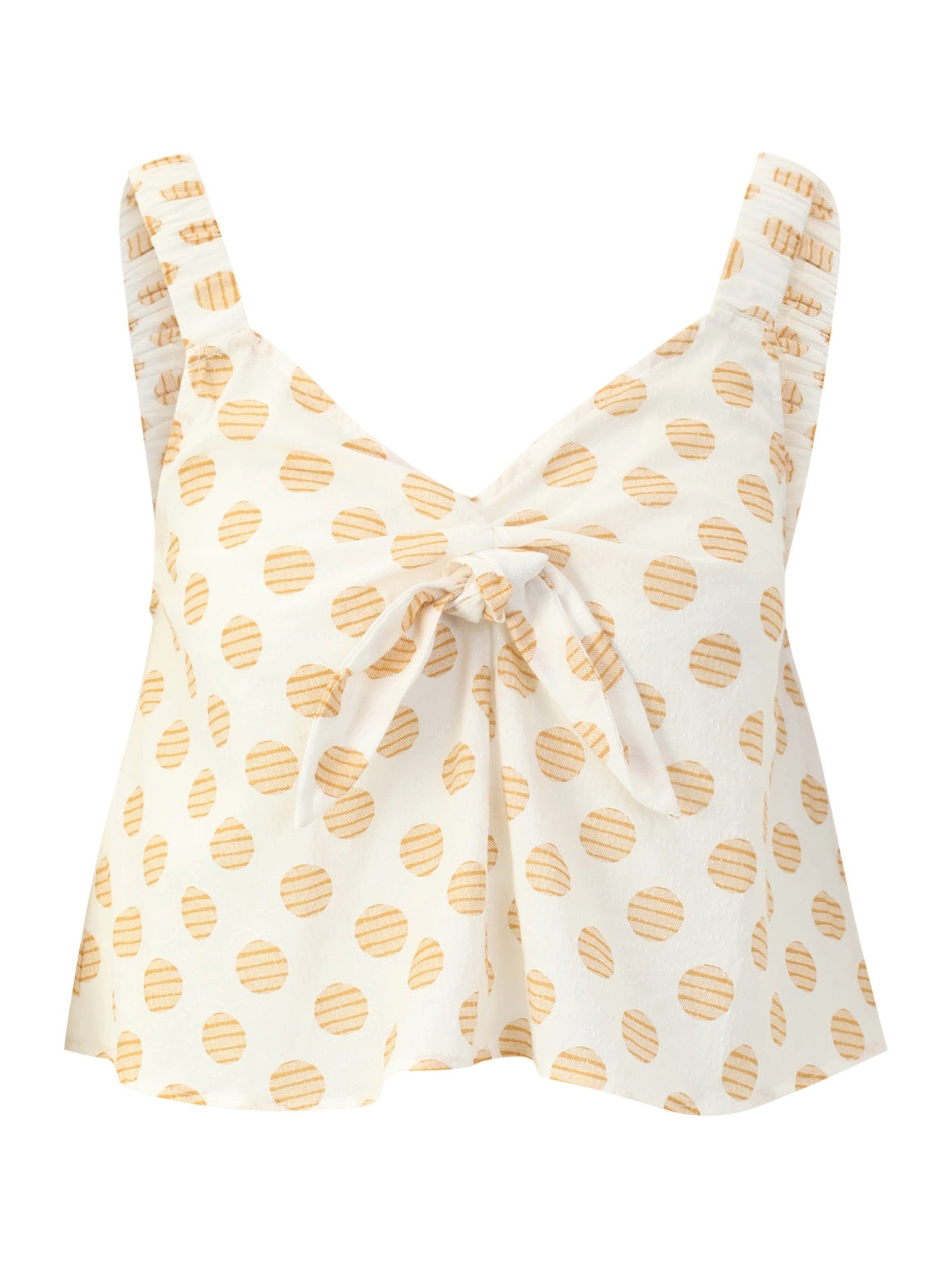 Object Shirttop TAYLOR (1-tlg) Drapiert/gerafft