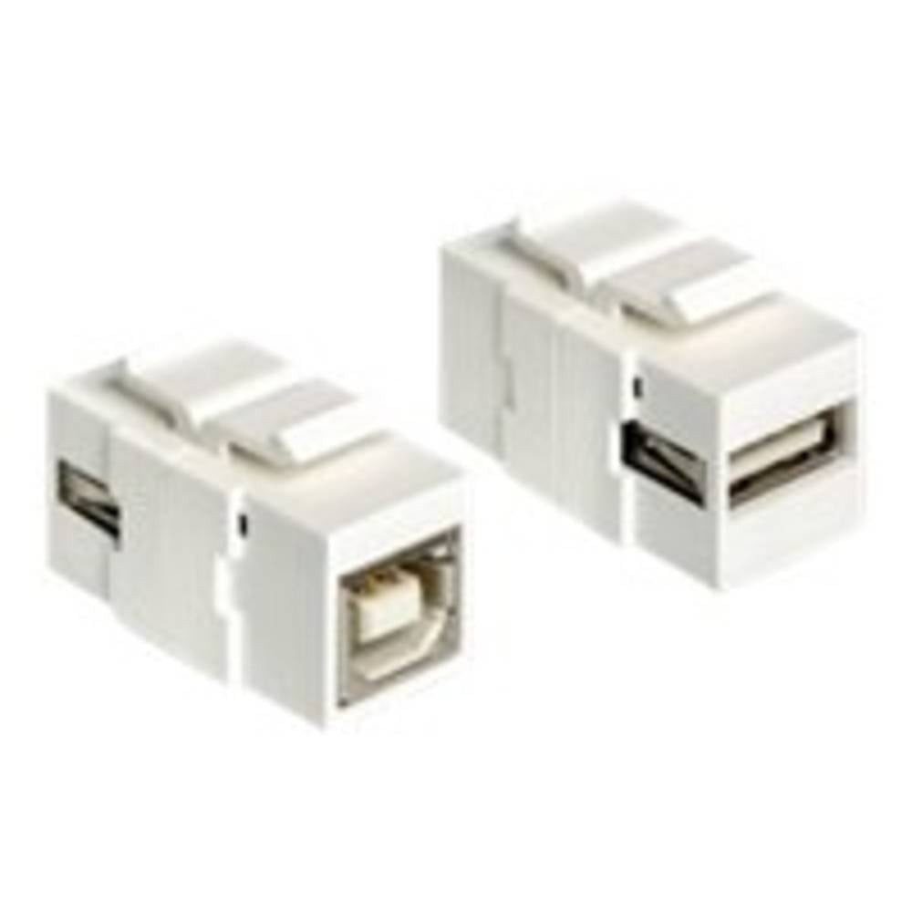 Delock Keystone USB-Module USB 2 Buchse A an USB 2 USB-Adapter, Zum ...