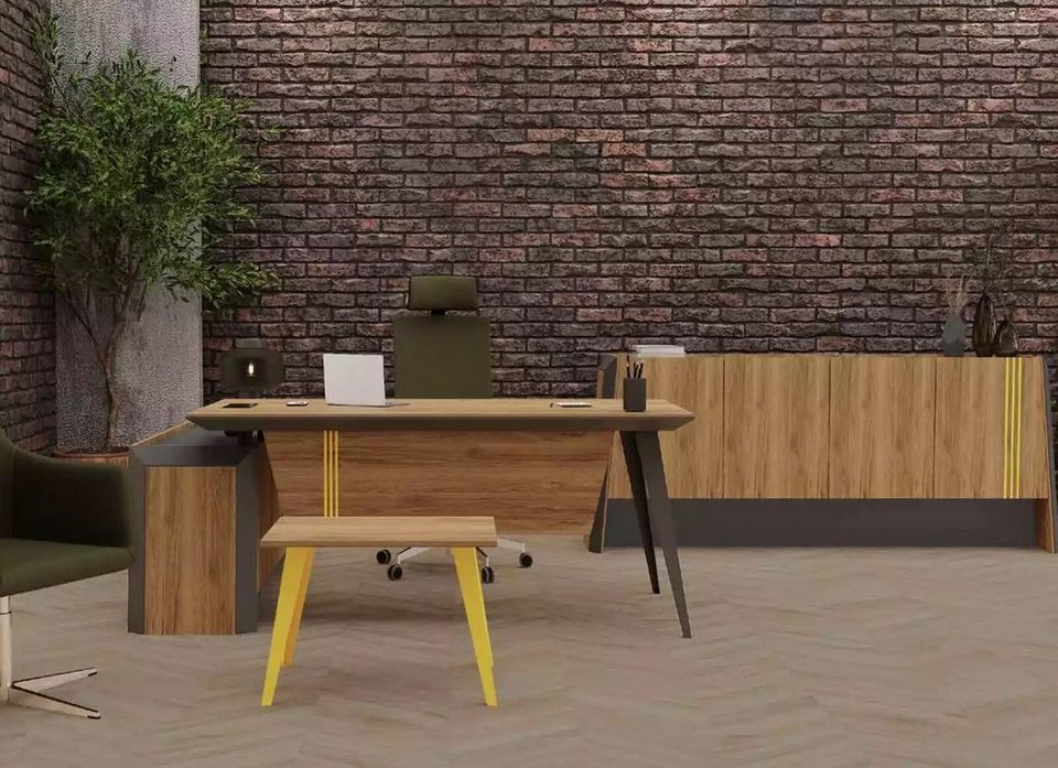 Jvmoebel Eckschreibtisch Eckschreibtisch Couchtisch Sideboard Büro