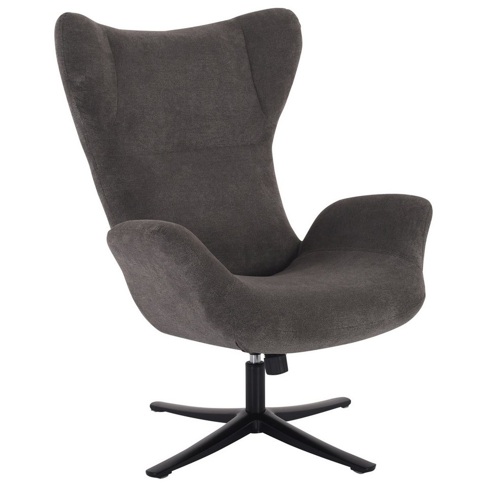 Raburg Tv Sessel Relaxsessel Modern 360° Drehbar Dunkelgrau Maxim