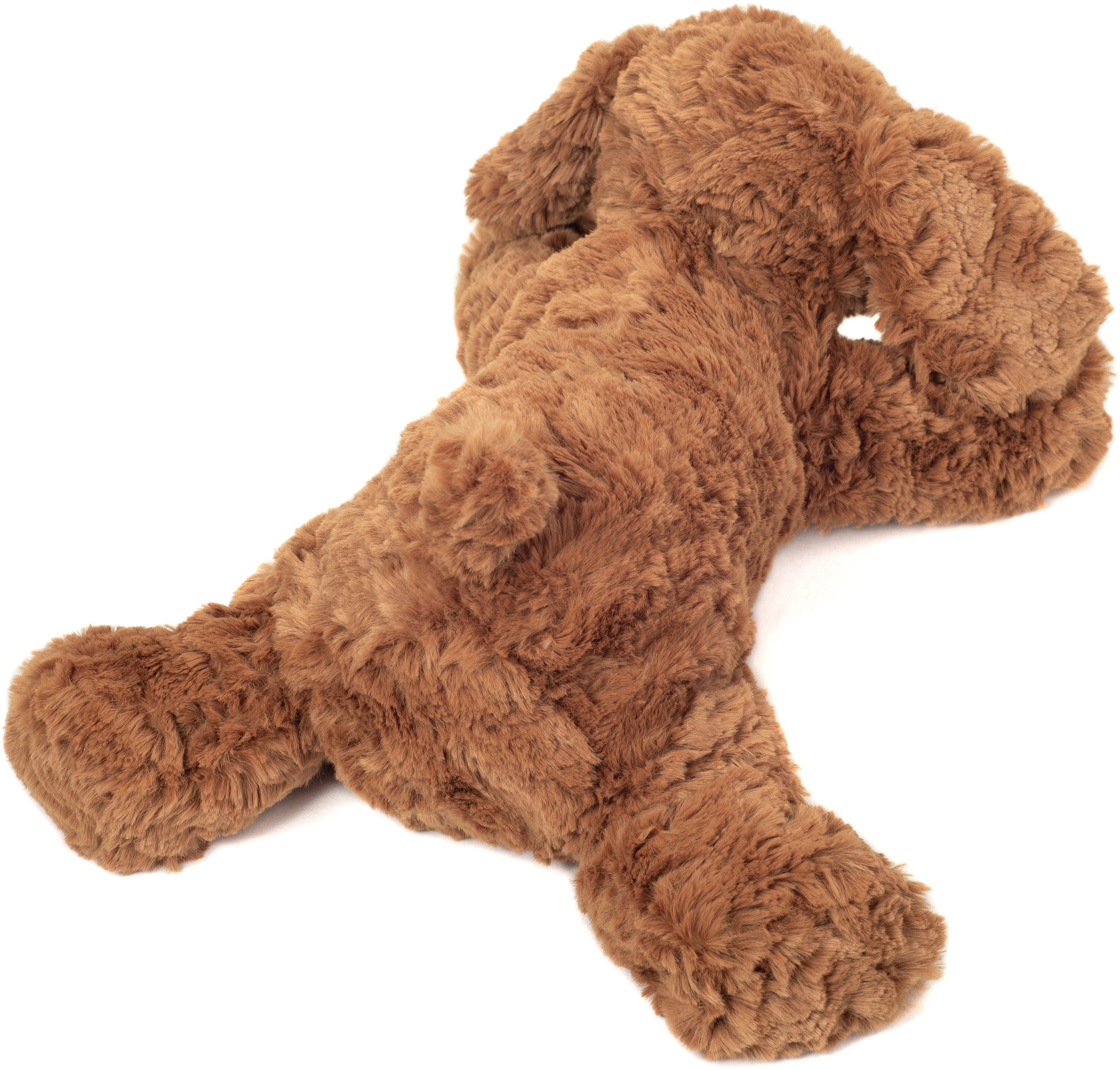 Teddy Hermann® Kuscheltier Schlenkerhund liegend braun, 28 cm, mit ...