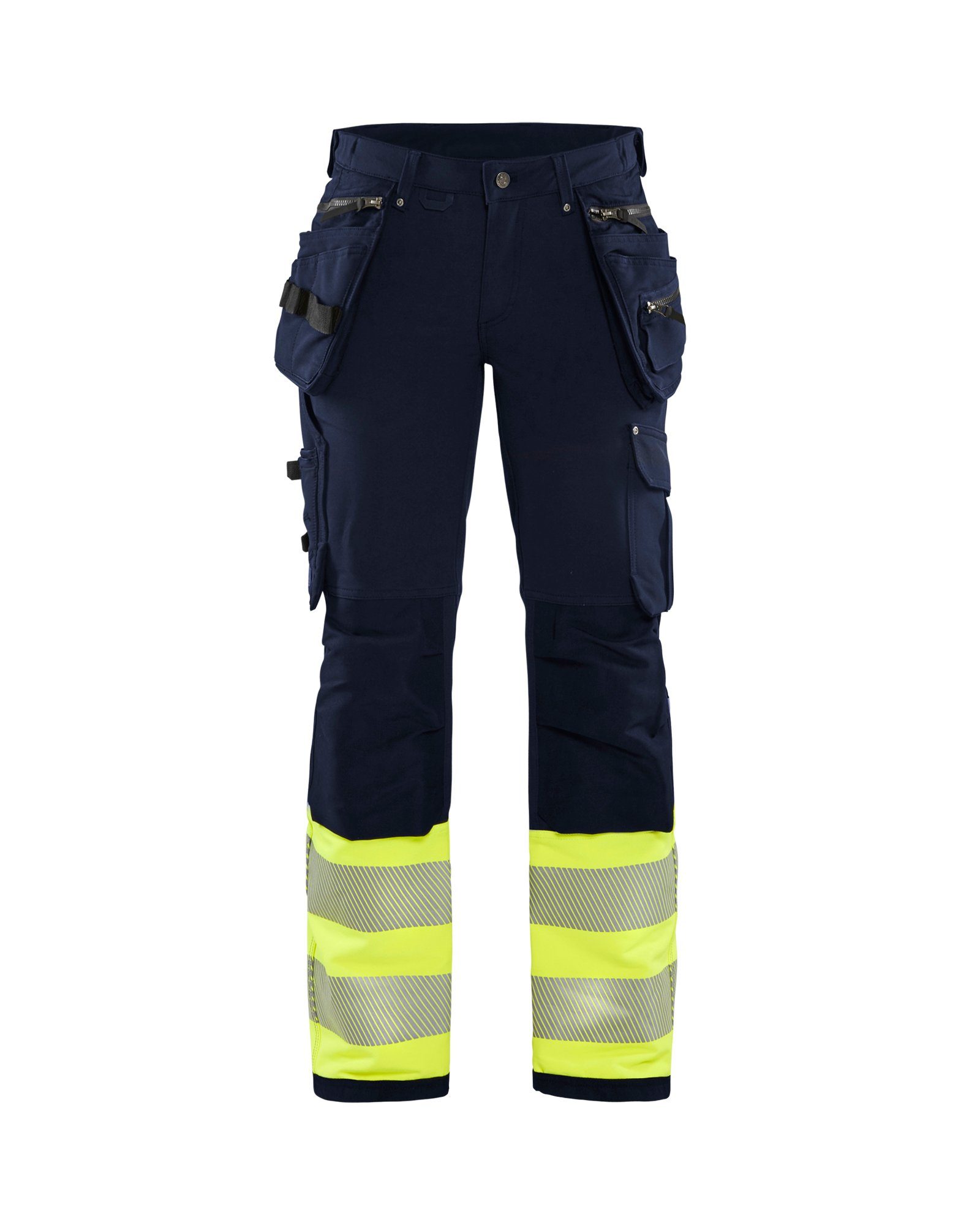 BlÅklader Arbeitsbundhose Damen High Vis Arbeitshose 4 Wege Stretch 1 Tlg