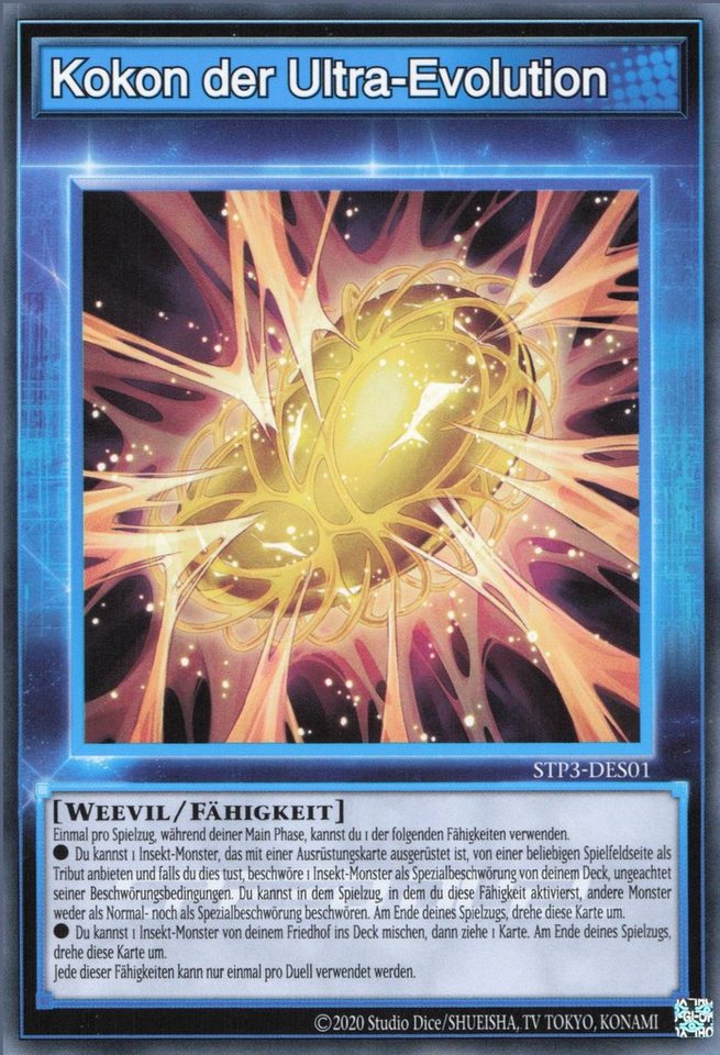 Recollectibles Sammelkarte Yugioh Karte Kokon Der Ultra Evolution