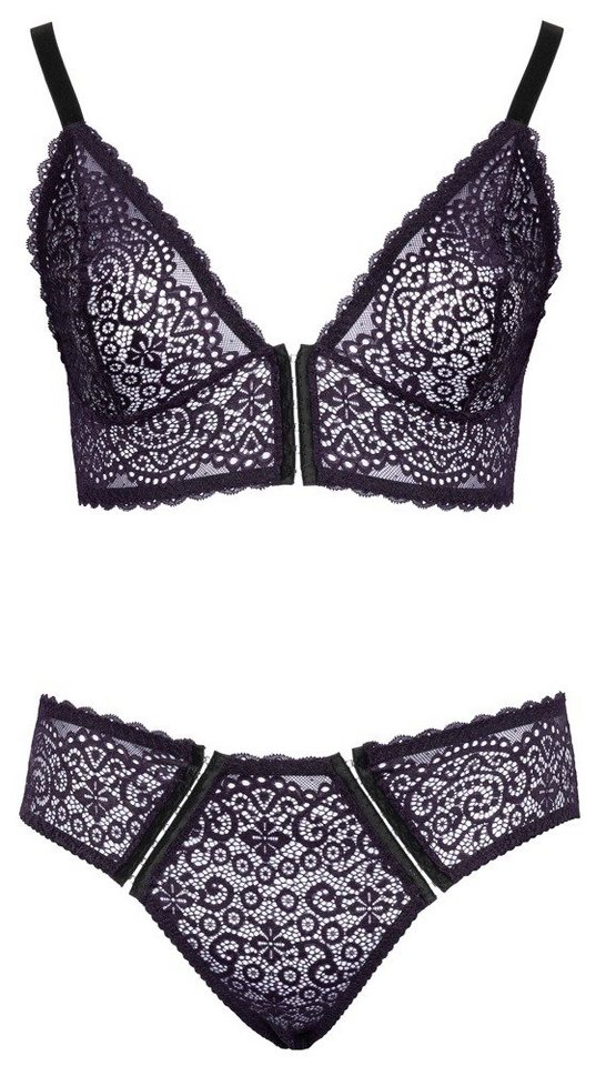 Cottelli Collection Set Bralette Bh Bh Set Lila Xl 4xl 2 Tlg