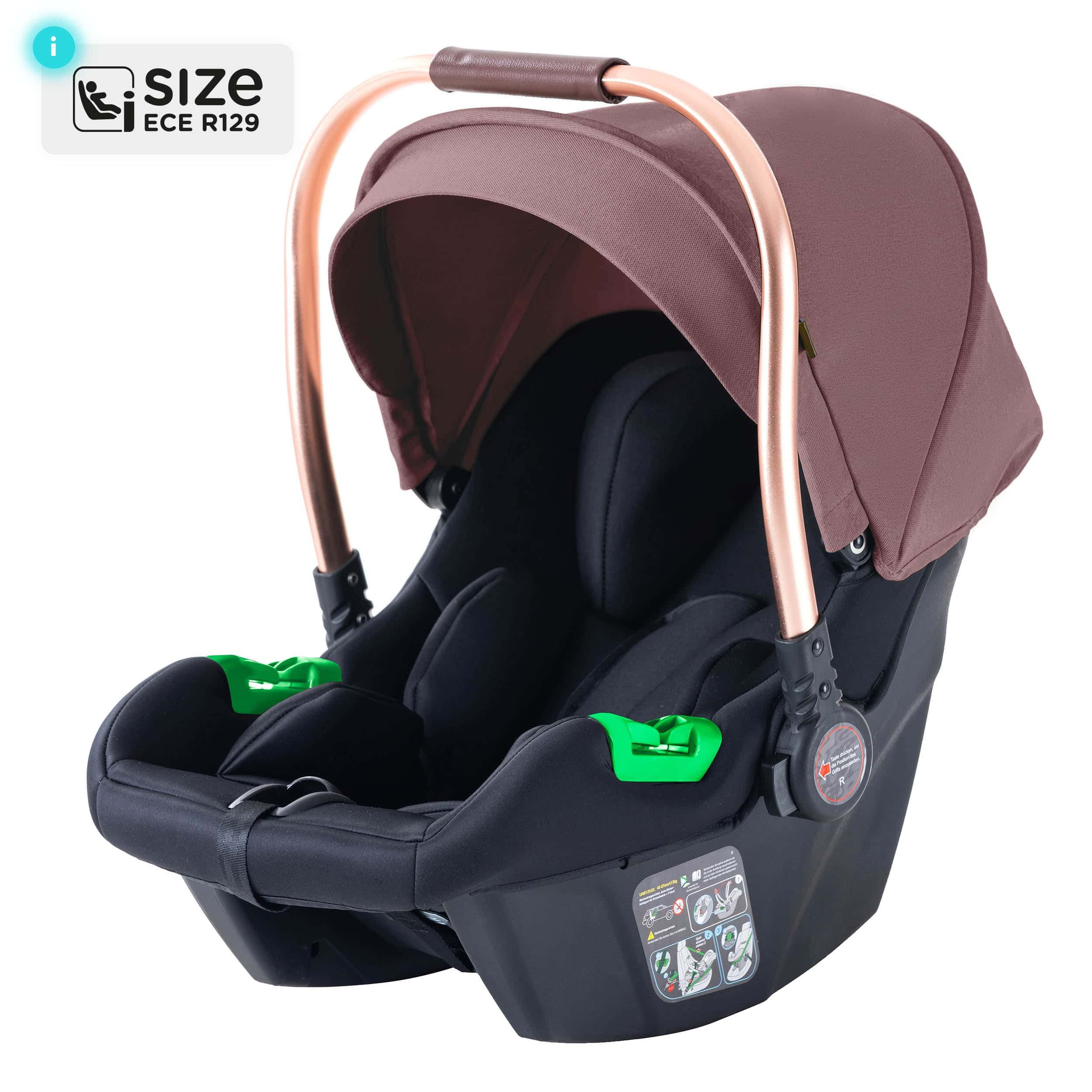Daliya® Babyschale NEOMOVE i-Size Auto-Kindersitz für Babys – für NEOMOVE Kinderwagen, ab: ab ...