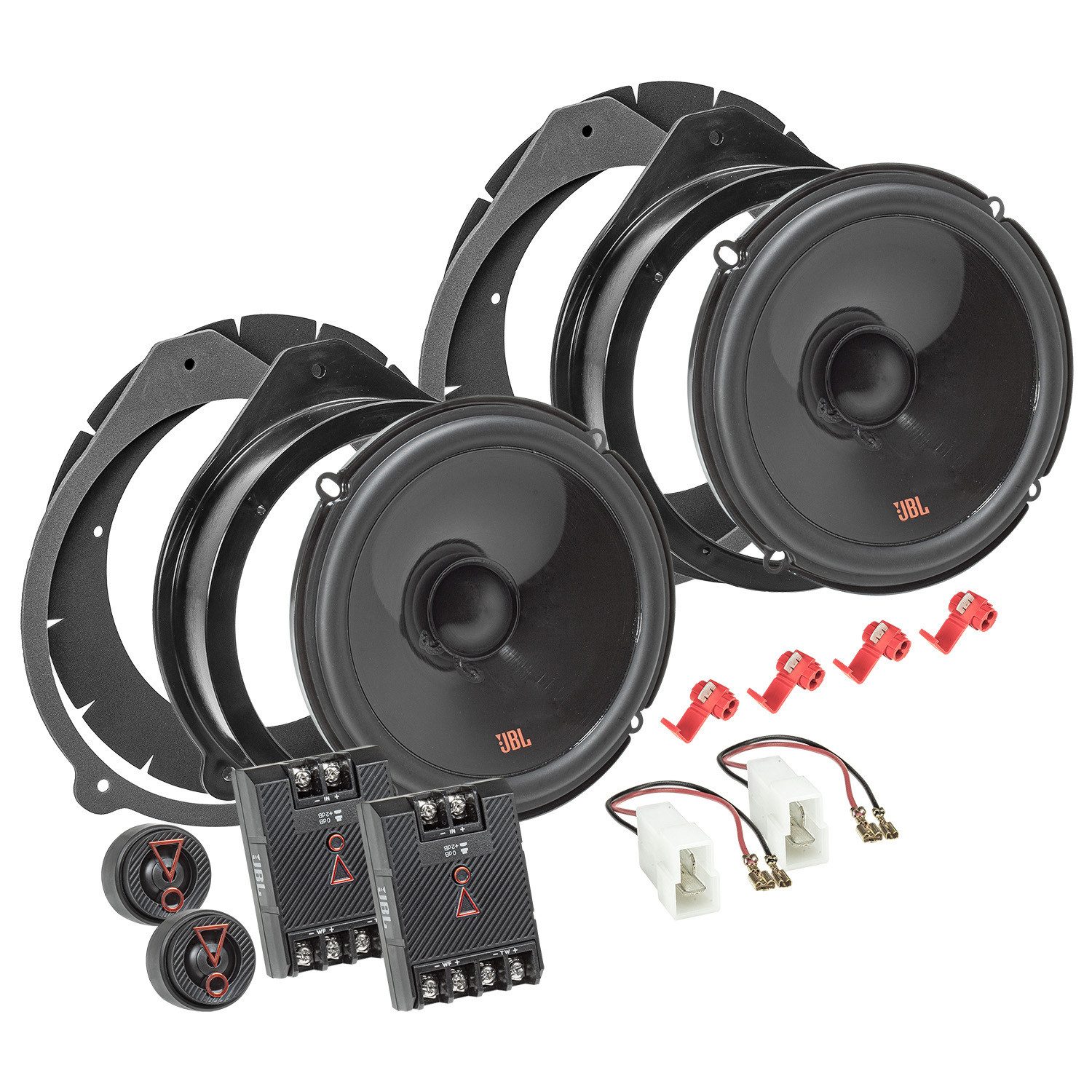 tomzz Audio JBL Stage3 607CF Set passt für Audi A3 8P A4 B6 B7 A8 Tür vorne Compo Auto ...