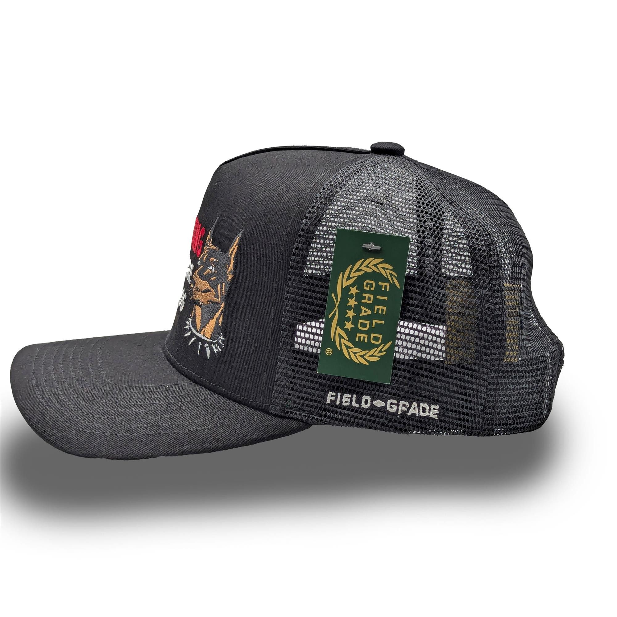 FIELD GRADE Trucker Cap Field Grade Beware Of Dog Trucker Cap Twill ...