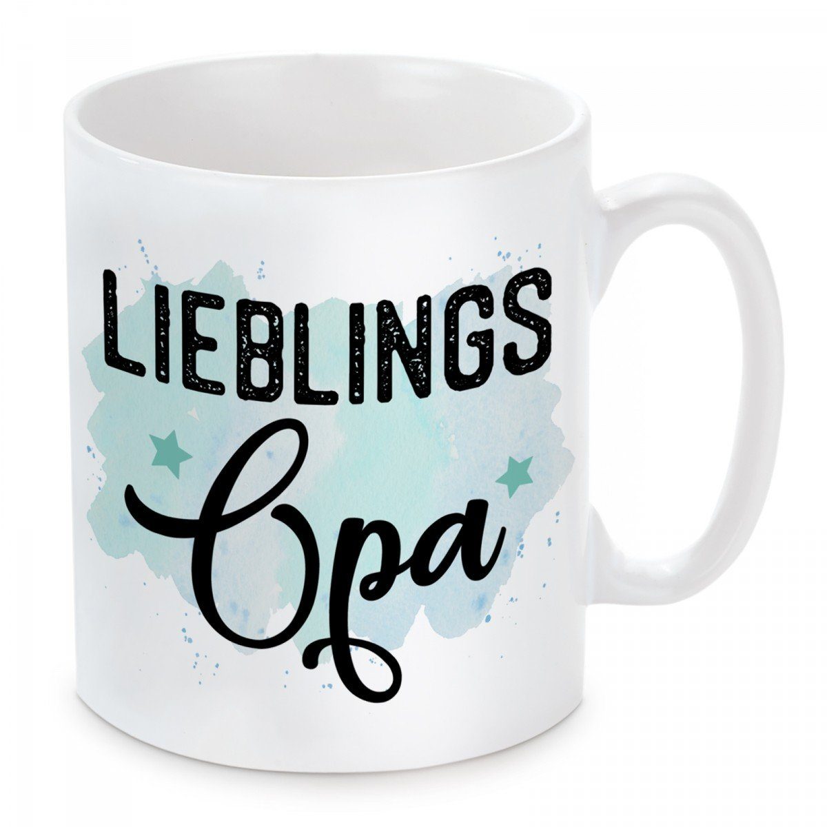 Herzbotschaft Tasse Kaffeebecher Mit Motiv Lieblingsopa Keramik