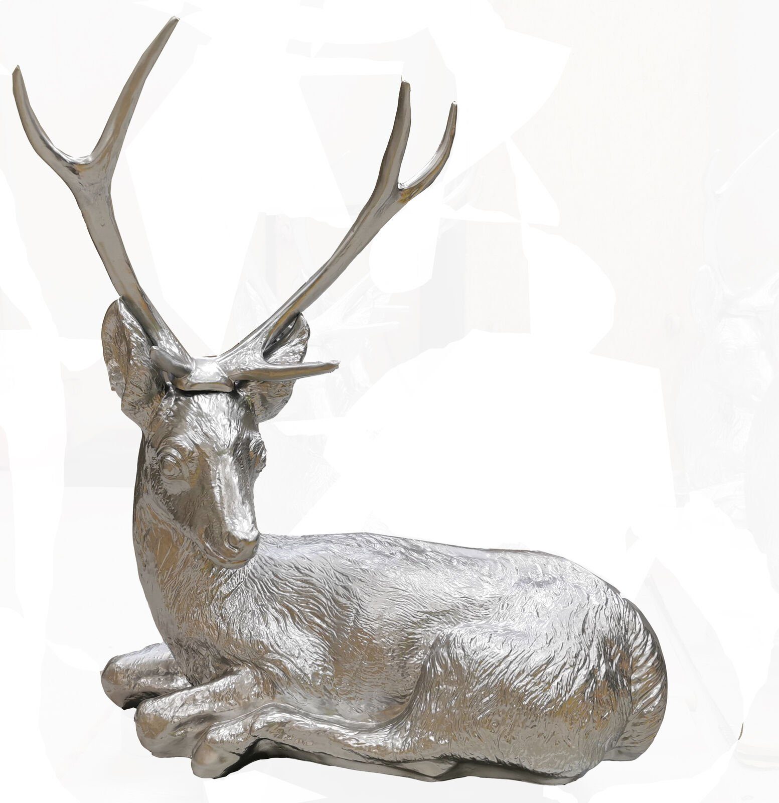 Jvmoebel Skulptur Designer Abstrakte Figur Moderne Figuren Hirsch