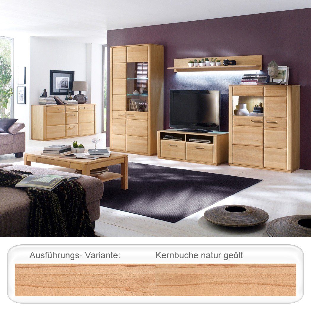 Expendio Wohnzimmer Set Senta 33 Spar Set 6 St Kernbuche