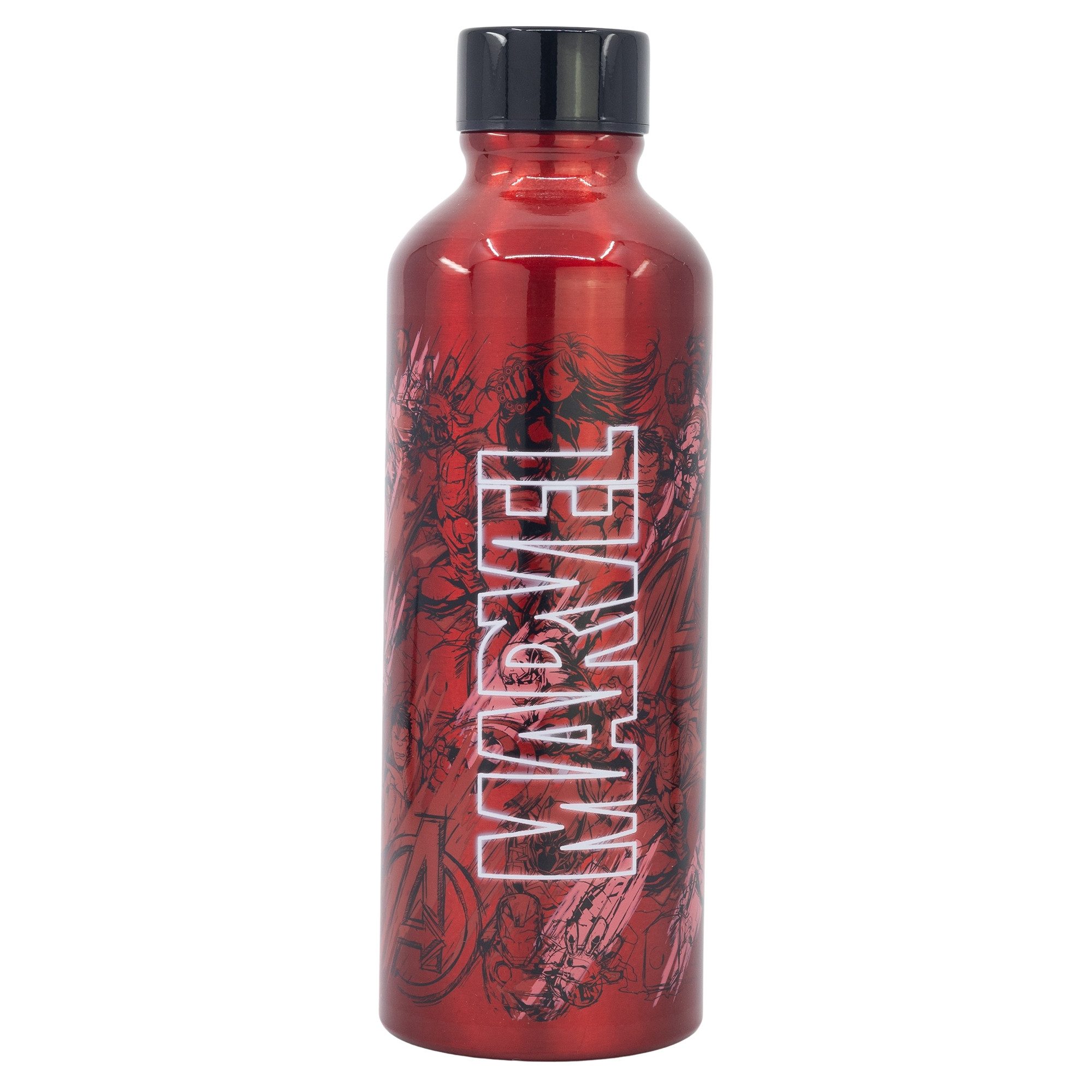 MARVEL Trinkflasche Marvel Aluminium Wasserflasche Flasche 755 ml