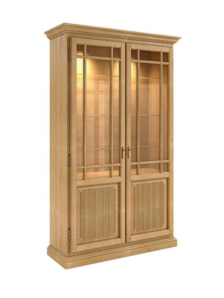 Casamia Standvitrine Vitrine Standvitrine Duett 2 Türig B 112 Cm Pinie