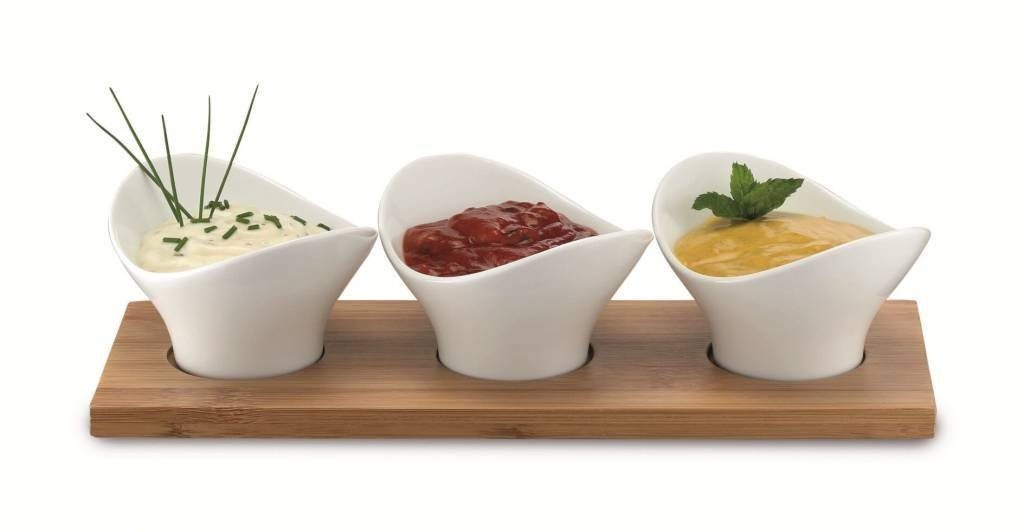 Weis seit 1903 Servier-Set, Weis 19080 Servier Set mit Tablett und 3 ...