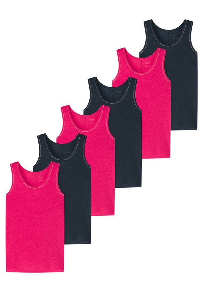 Schiesser Unterhemd 6er Pack Personal Fit Spar Set 6 St Unterhemd