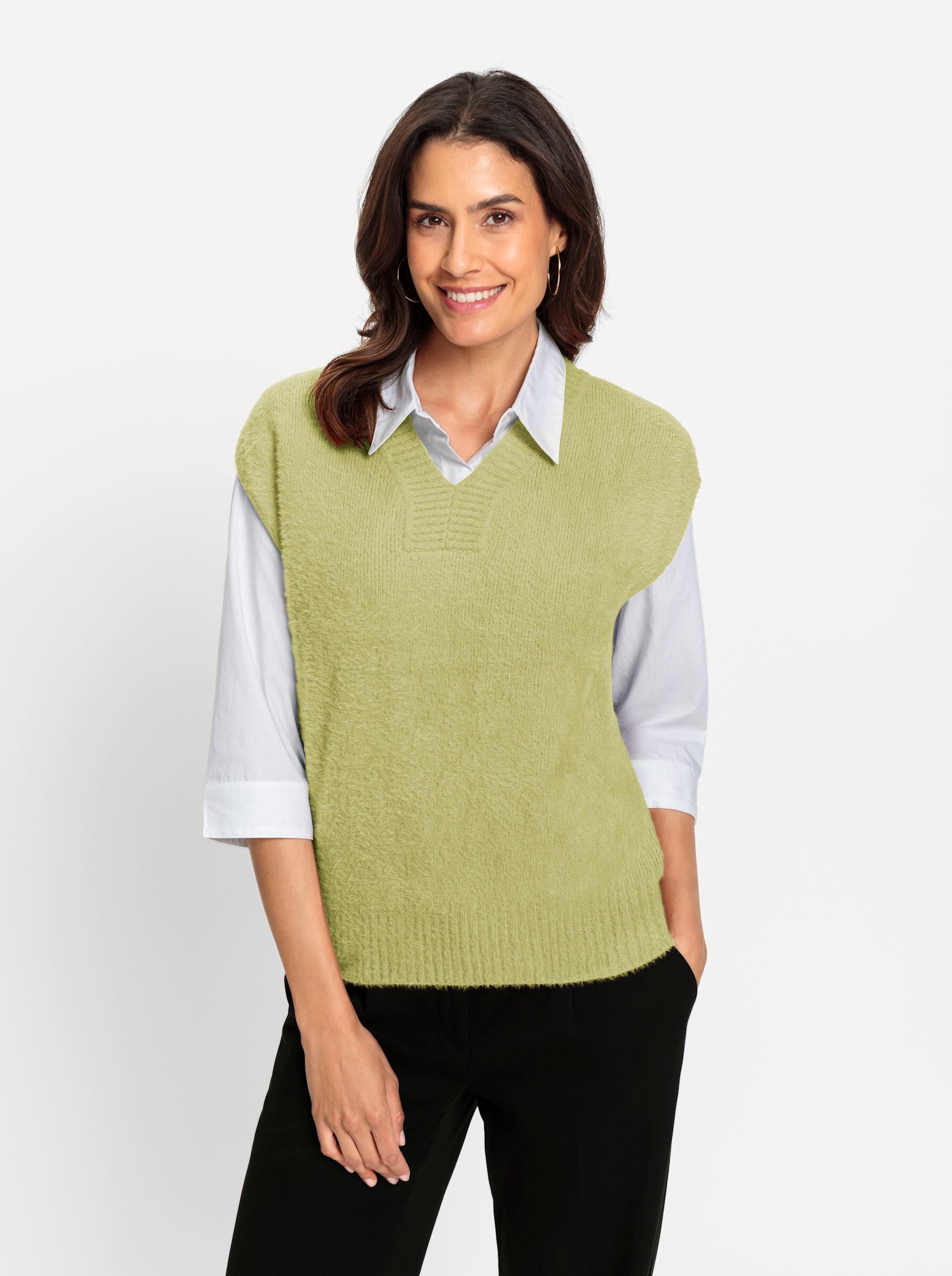 Witt Pullunder Pullunder, Aufwendig in Form gestrickt