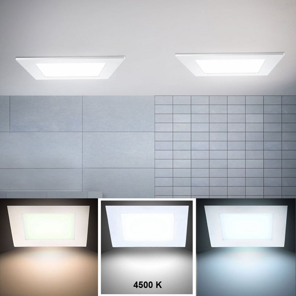 V Tac Led Panel 12 Watt Led Decken Panel Einbau Raster Beleuchtung