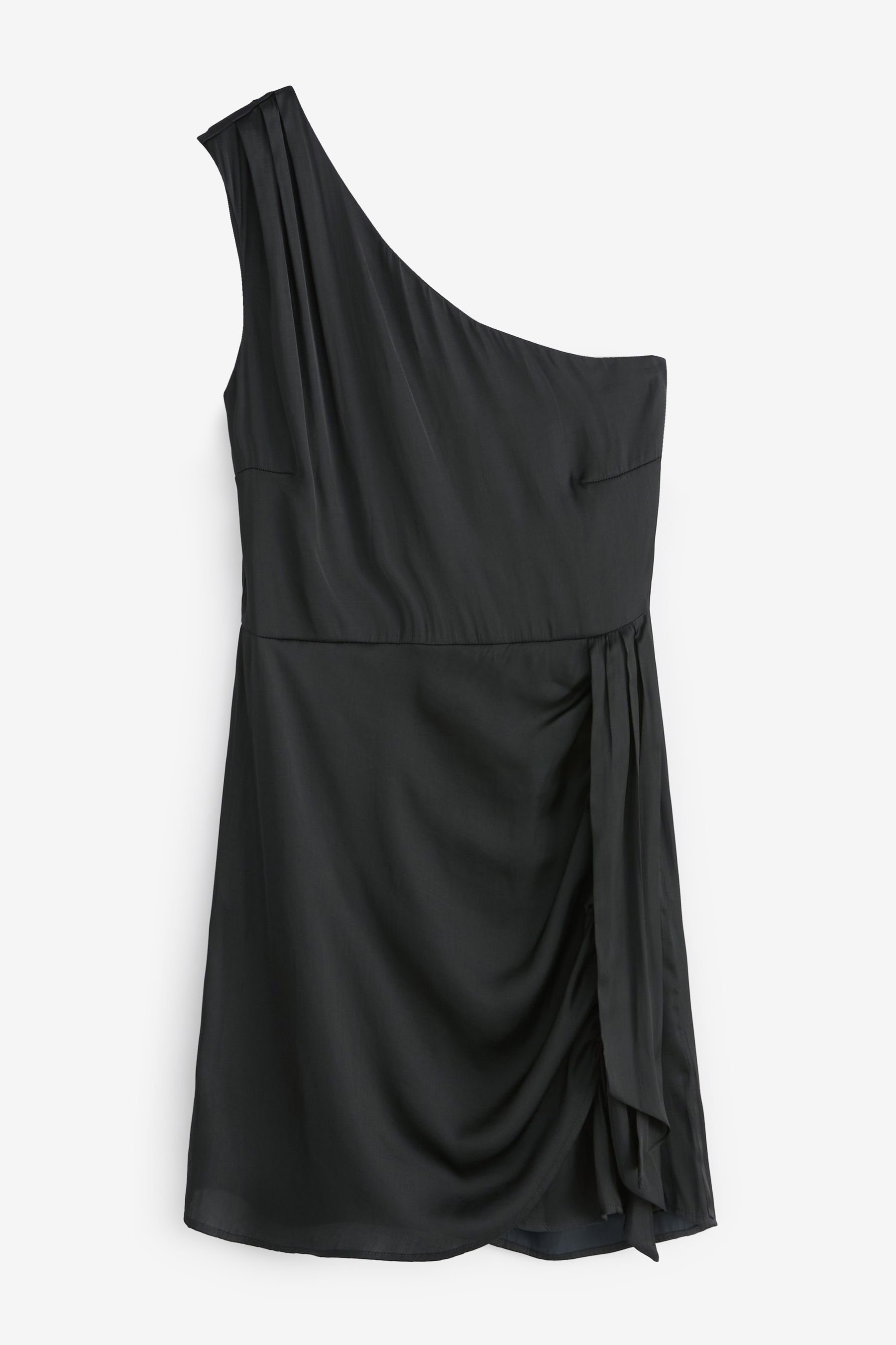 Next Minikleid Satin Minikleid Mit One Shoulder Design 1 Tlg