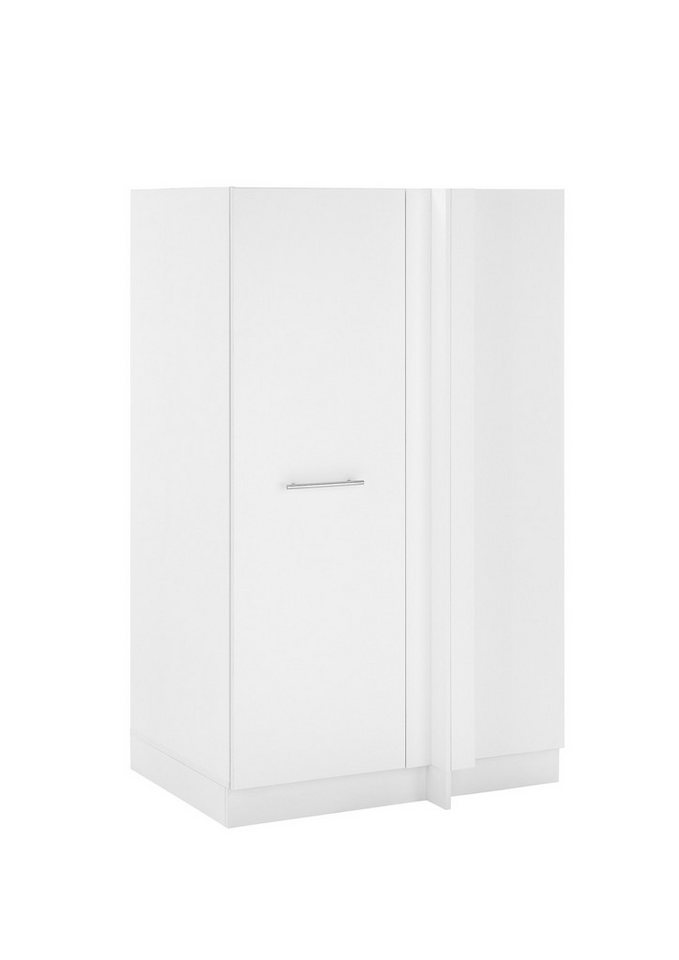 Freiraum Eckschrank Laundreezy In Weiß Holzwerkstoff 100x162x68cm