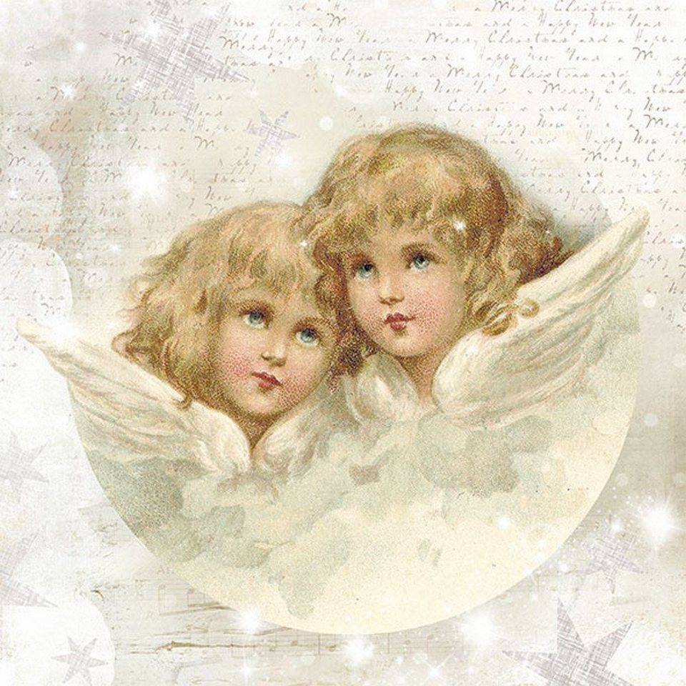 Ambiente Luxury Paper Products Papierserviette 20 Servietten Angels