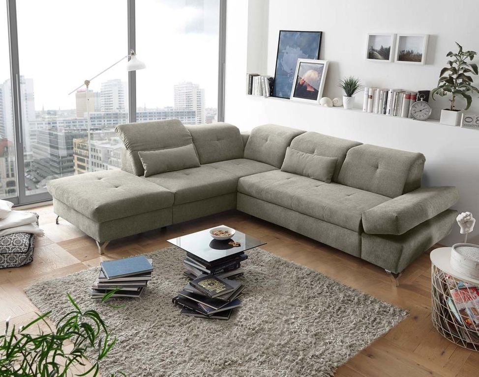 Ed Exciting Design Ecksofa Melfi Ecksofa Polstergarnitur Sofagarnitur
