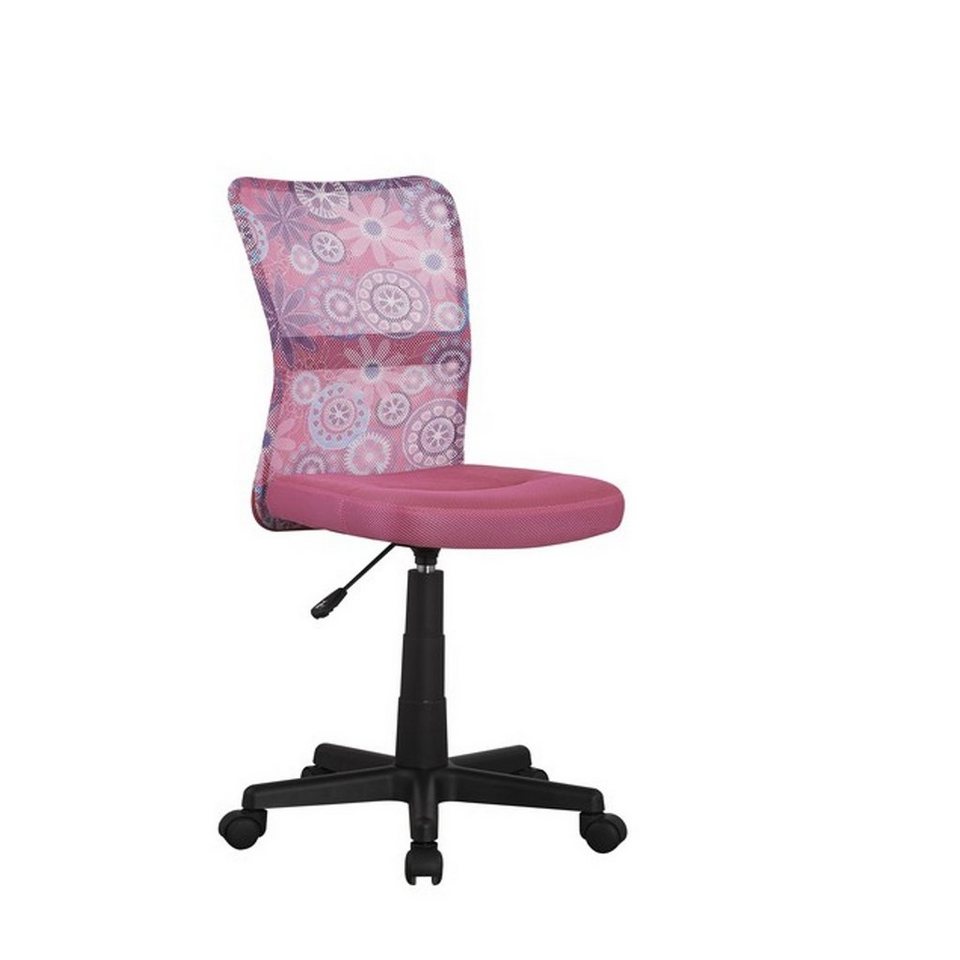 Hti Living Drehstuhl Schreibtischstuhl Pink Fancy Flower Stück 1 St