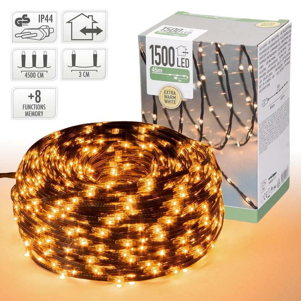 Ecd Germany Weihnachtsfigur Led Micro Cluster Lichterkette