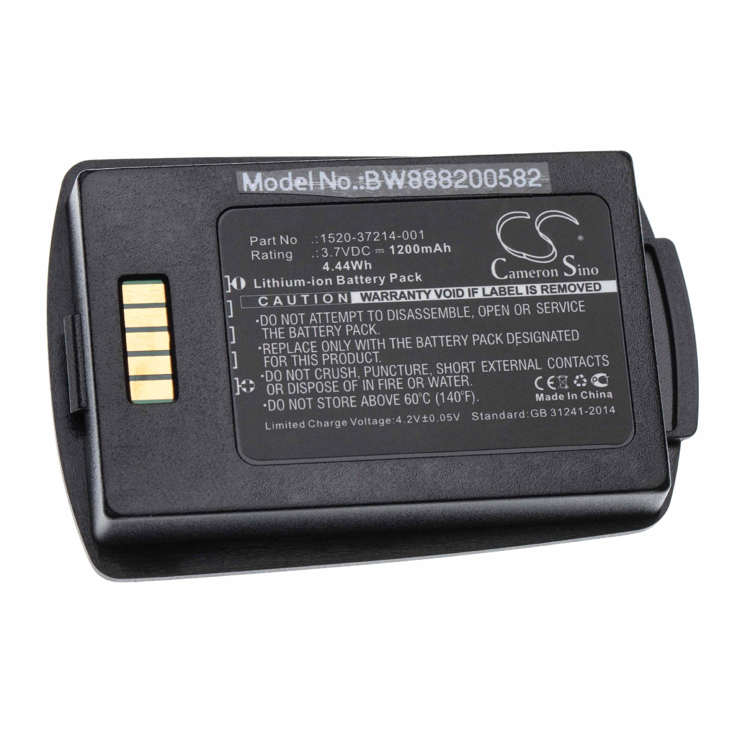 vhbw Ersatz für Polycom / Spectralink 1520-37214-001 für Mobilfunk (1200 Handy-Akku Li-Ion 1200 mAh