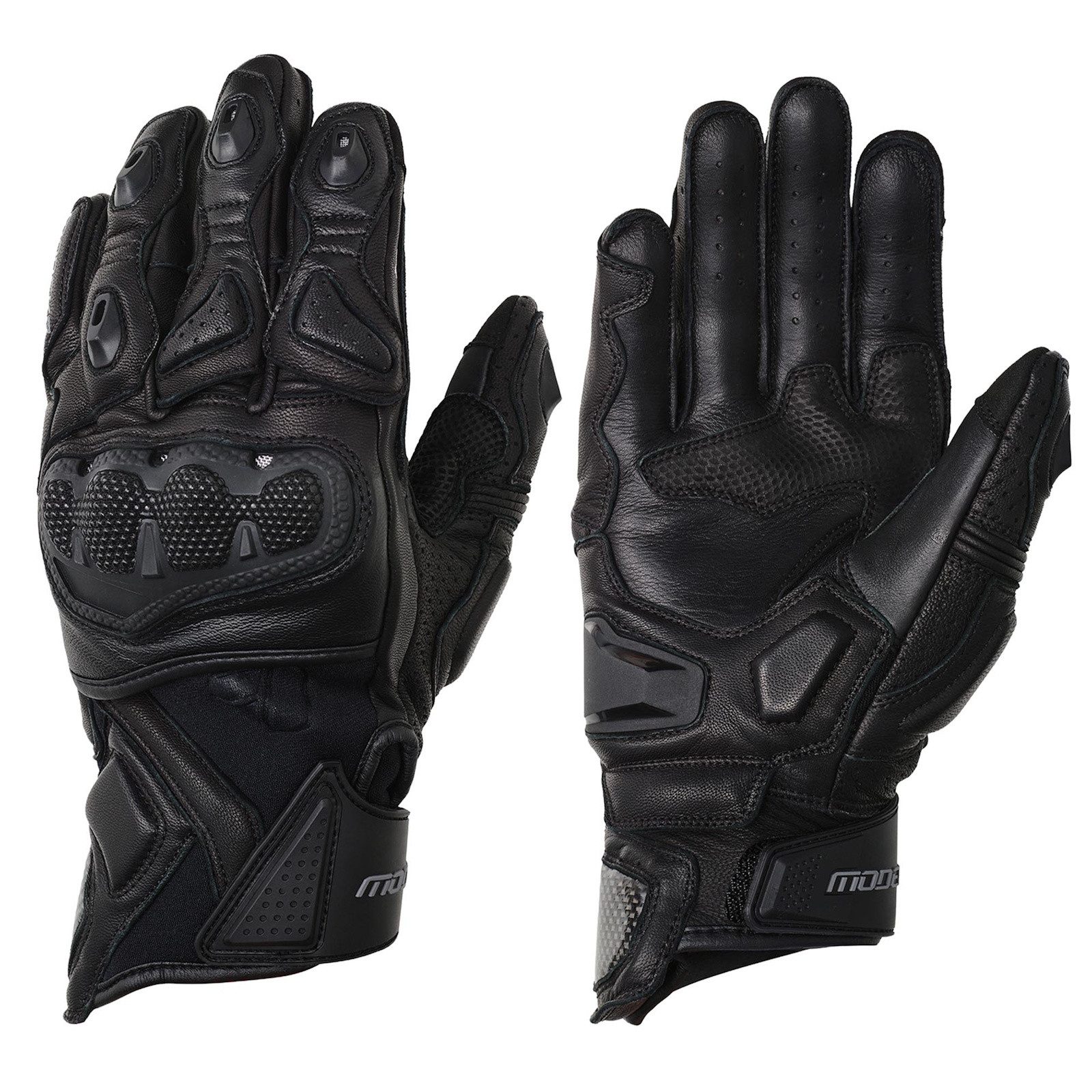 Modeka Motorradhandschuhe Modeka Evox Short Motorradhandschuhe Schwarz ...