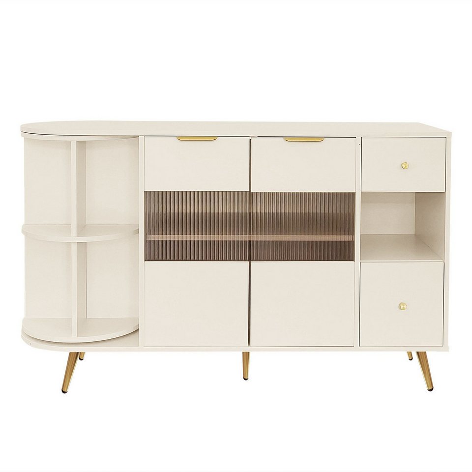 Odikalo Sideboard Esszimmer Wohnzimmer Aufbewahrungsschränke Mit