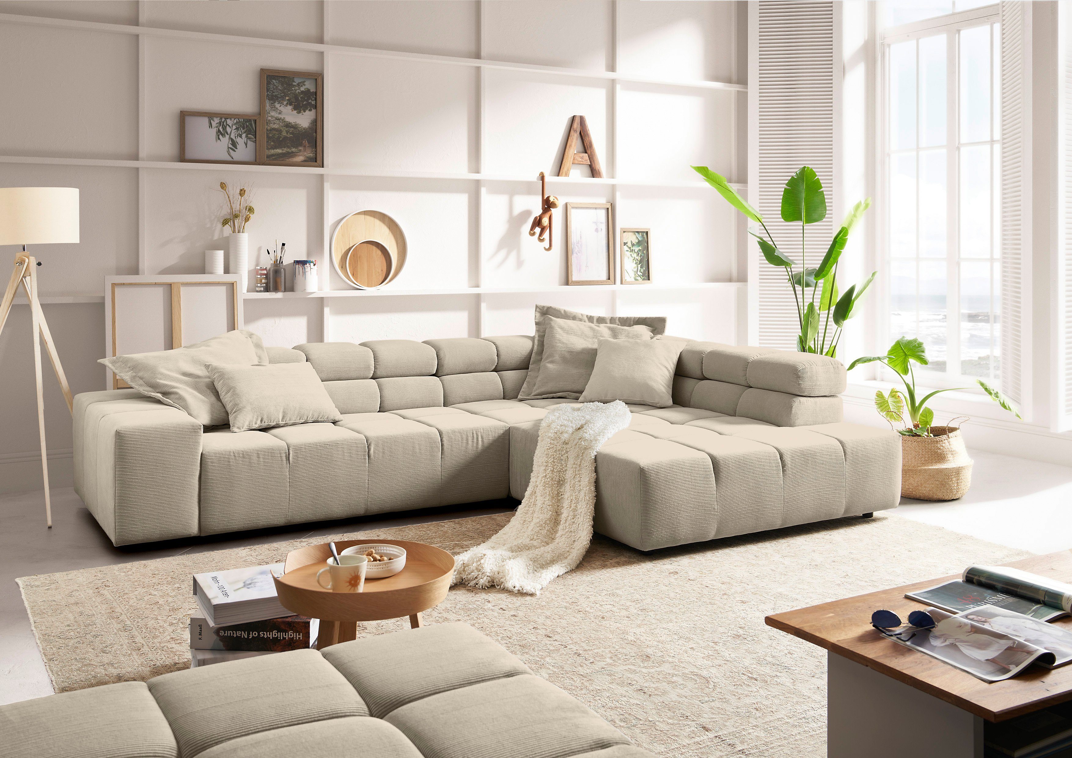 Beige Cord Ecksofas kaufen » Beige Cord Eckcouches | OTTO