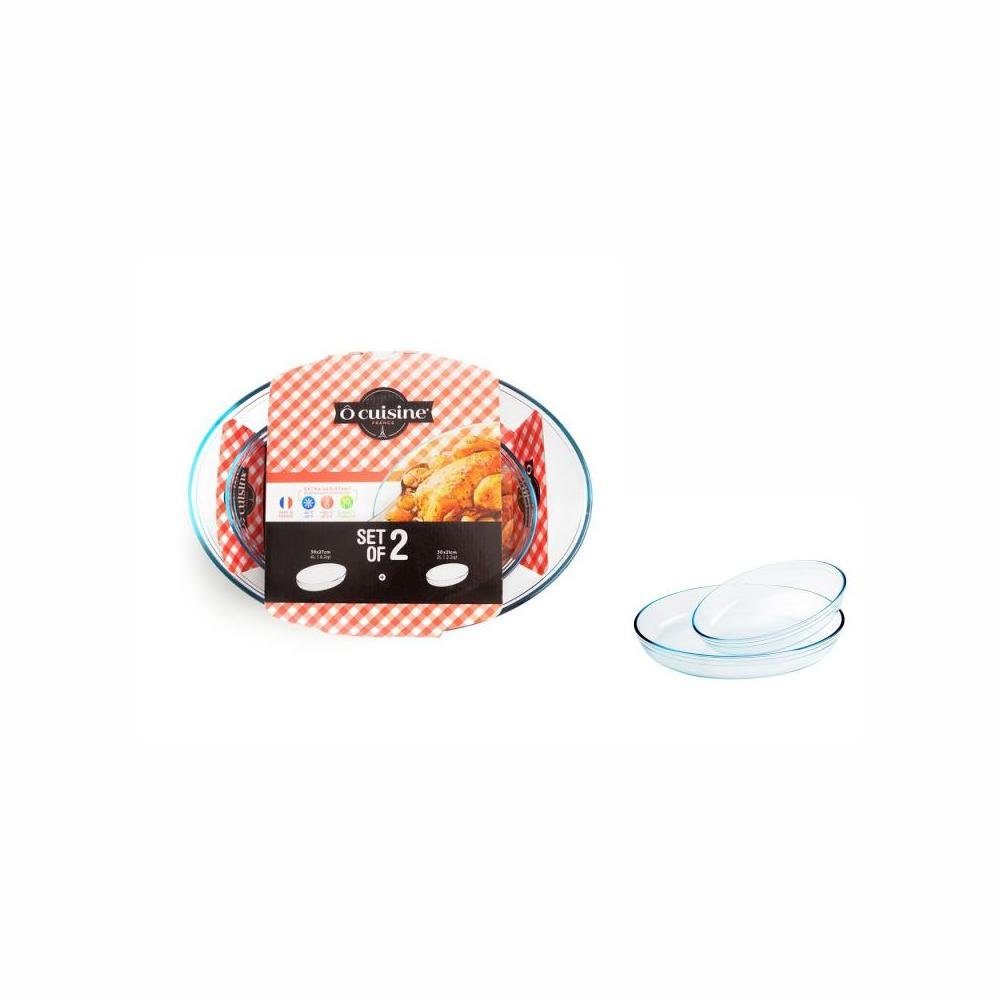 Ô Cuisine Auflaufform Auflaufform Set Glas Backform Ofenschüssel