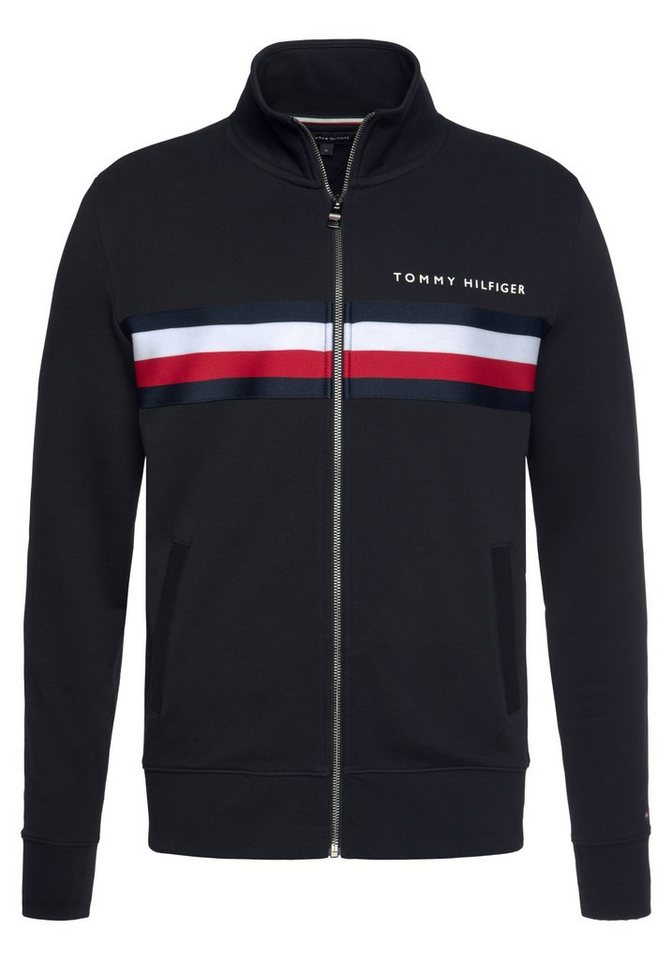 Tommy Hilfiger Sweatjacke Hilfiger Logo Zip Through Online Kaufen Otto