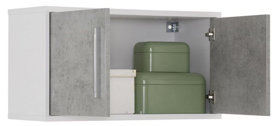 Möbelando Hängeschrank 17283964 Bxhxt 80x43x32 Cm In Icy Weiß
