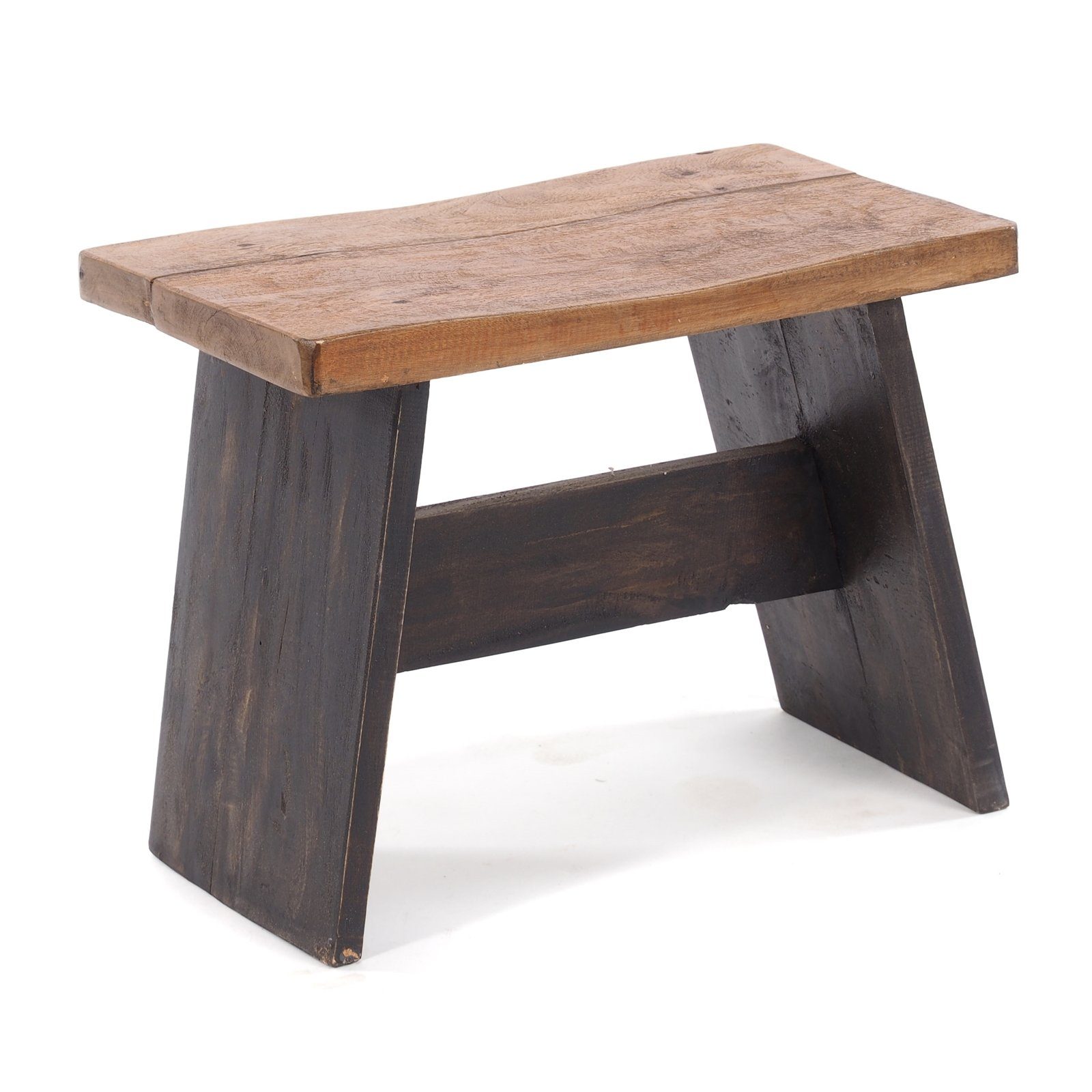 DESIGN DELIGHTS Hocker SITZBÄNKCHEN "SCHEMEL 40", Altholz massiv ...