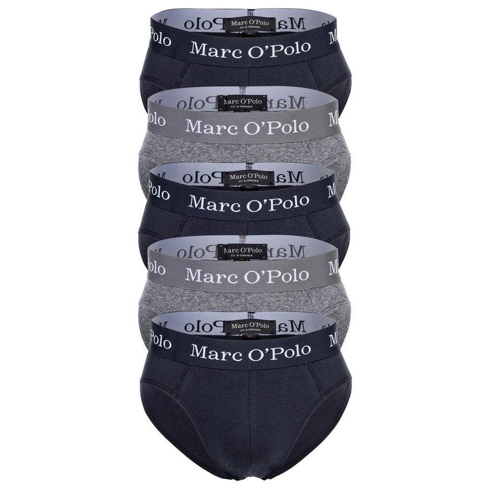 Marc Opolo Slip 5er Pack Elements Organic Cotton Spar Set 5 St Slip