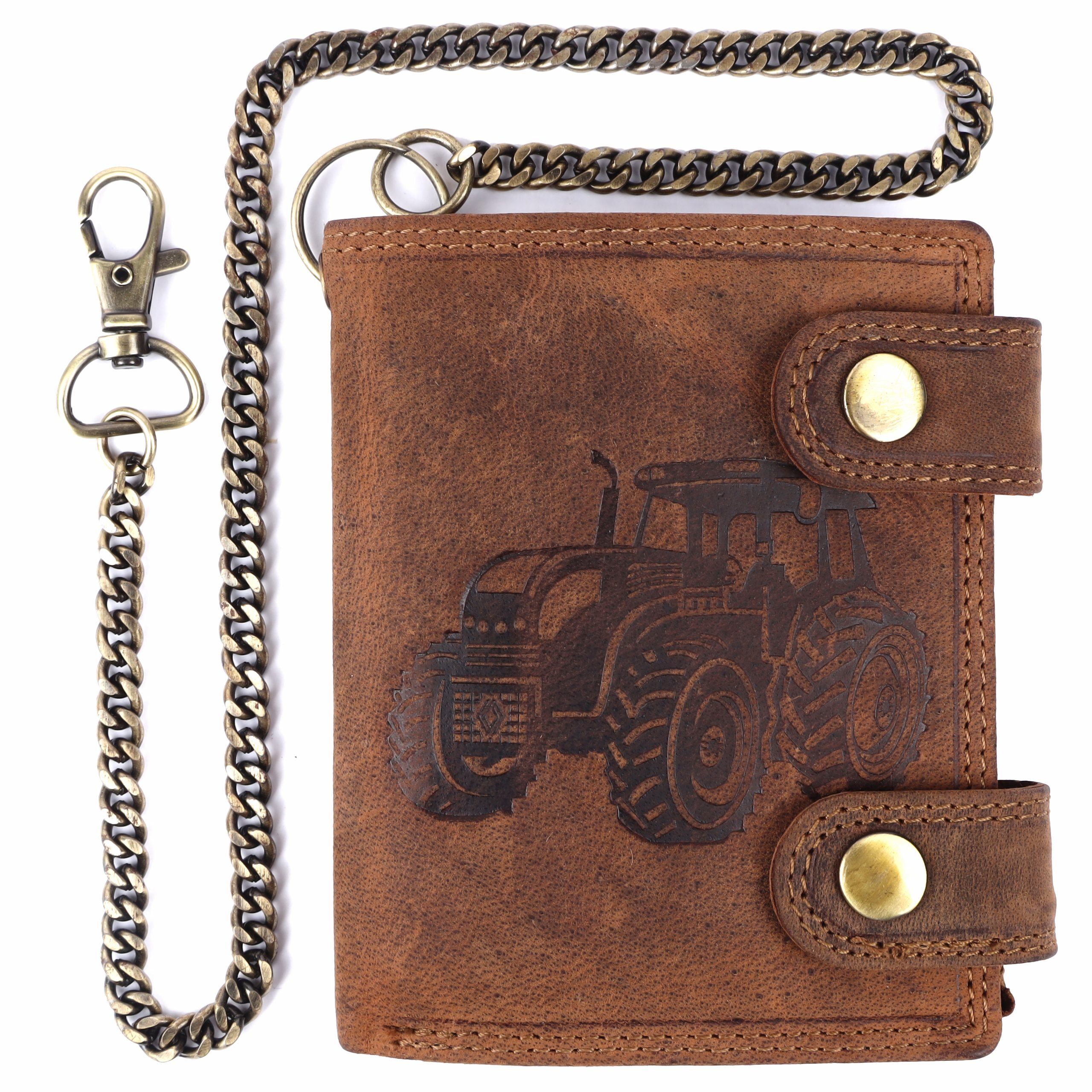 SHG Geldbörse ⌂ Herren Leder Börse Portemonnaie, Brieftasche Lederbörse mit Münzfach RFID Schutz ...