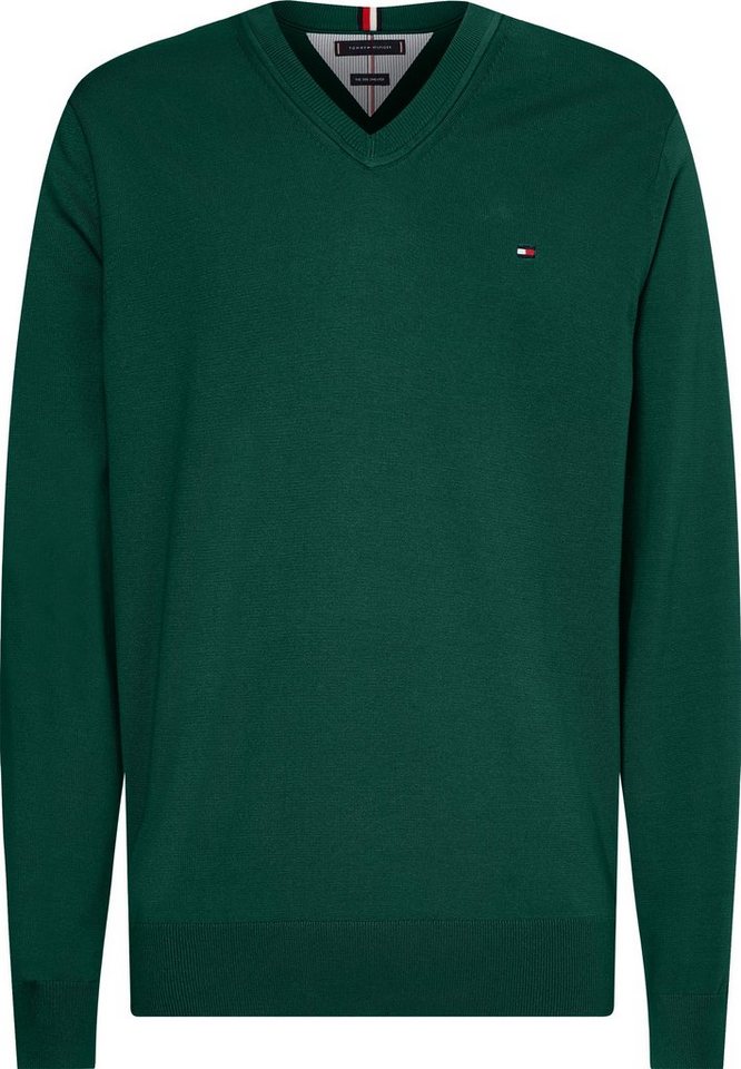 Tommy Hilfiger Strickpullover 1985 V Neck Sweater Mit V Ausschnitt