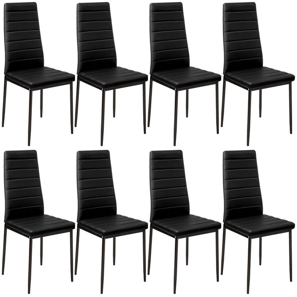 Tectake Esszimmerstuhl Thomas 8er Set 8 St Gepolstert