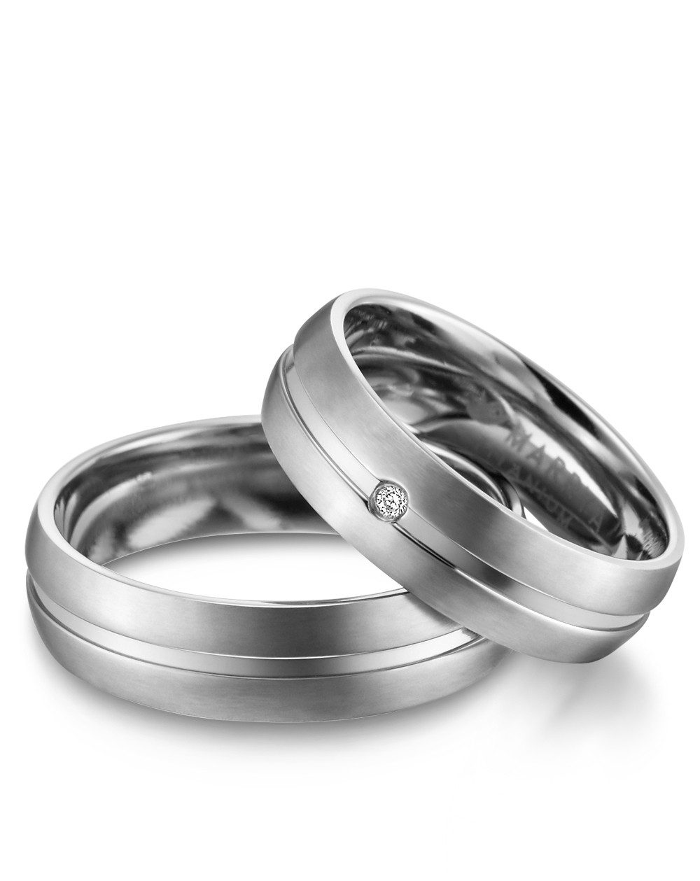 MARRYA Verlobungsring MARRYA Titan Trauring Ehering Partnerring, Der ...