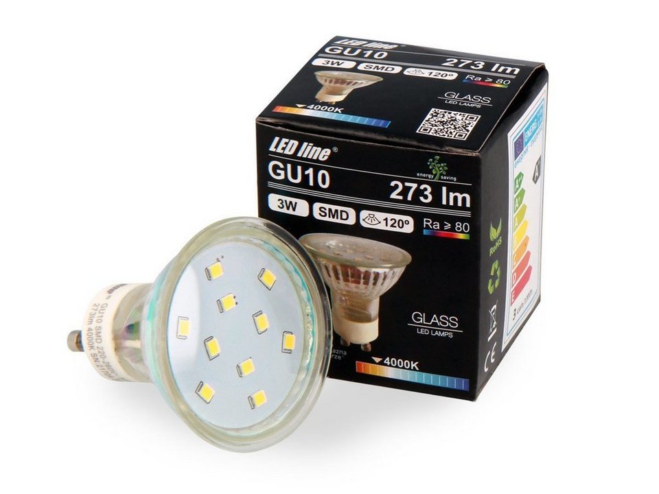 Led Line Led Leuchtmittel Gu10 3w Led Leuchtmittel Neutralweiß 4000k