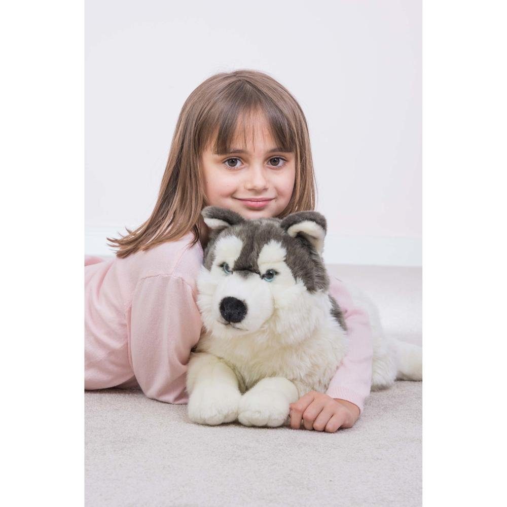 Teddy Hermann® Plüschfigur Husky 60 cm, Aus Plüsch und Polyesterwatte