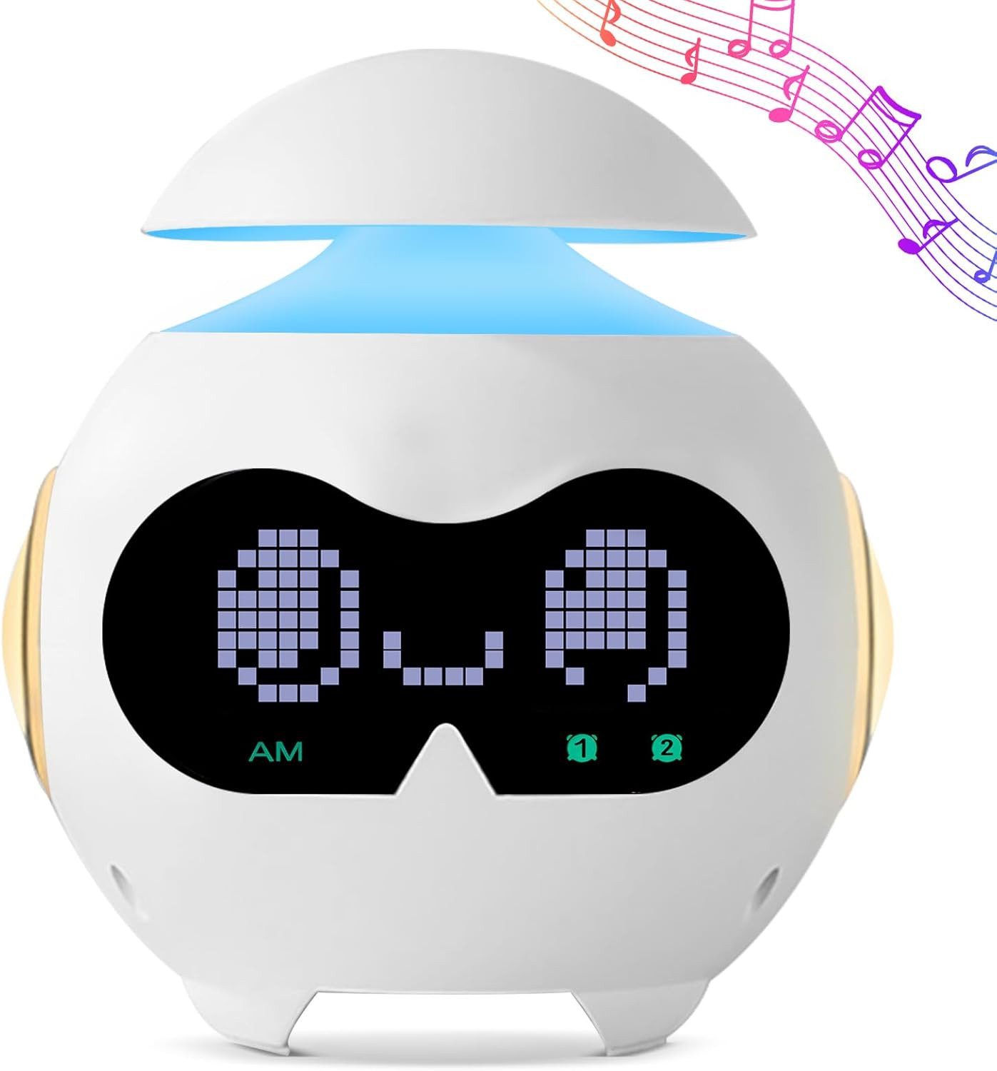 Zeuopq Wecker Kinderwecker Mit Steckernetzteil Mit Emoji