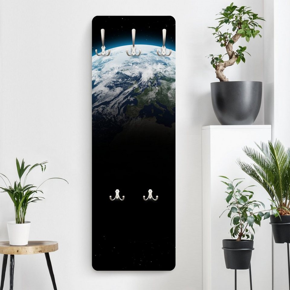 Bilderdepot24 Garderobenpaneel Schwarz Weltall Himmel Sterne