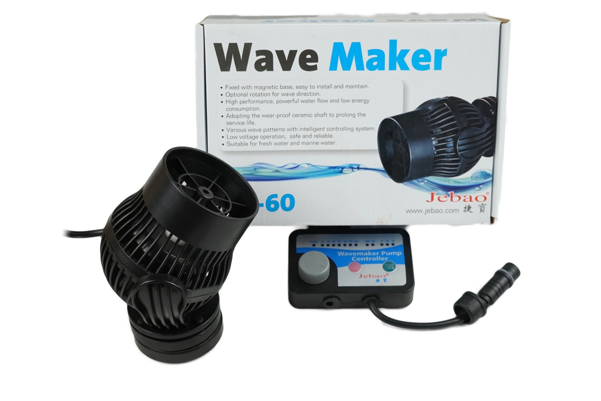 Jebao Aquarienpumpe Jebao Stream Pumpe TW-60 Strömungspumpe + Contr.