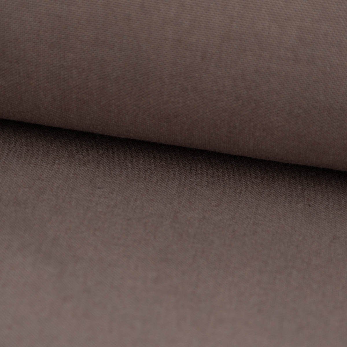 SchÖner Leben Stoff Baumwollstoff Dekostoff Canvas Einfarbig Taupe 2