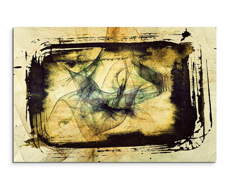 Sinus Art Leinwandbild Abstrakt 1101 120x80cm Otto
