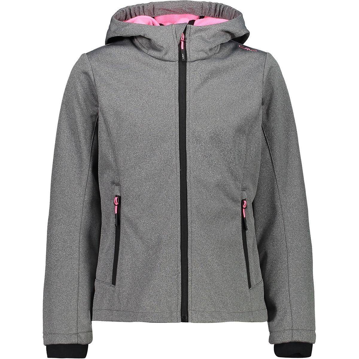CMP Softshelljacke CMP Kinder Softshelljacke Fix Hood dunkelgrau 3A29