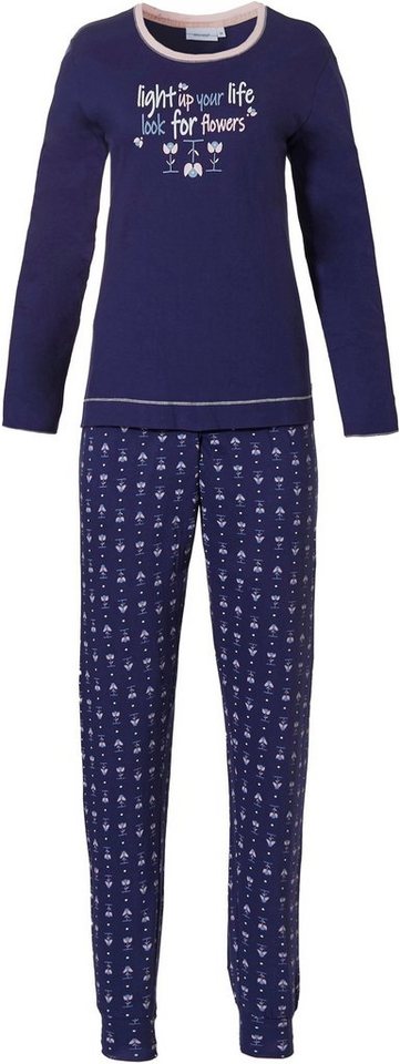 Pastunette Pyjama Pastunette Damen Schlafanzug 2 Tlg Modisches Design
